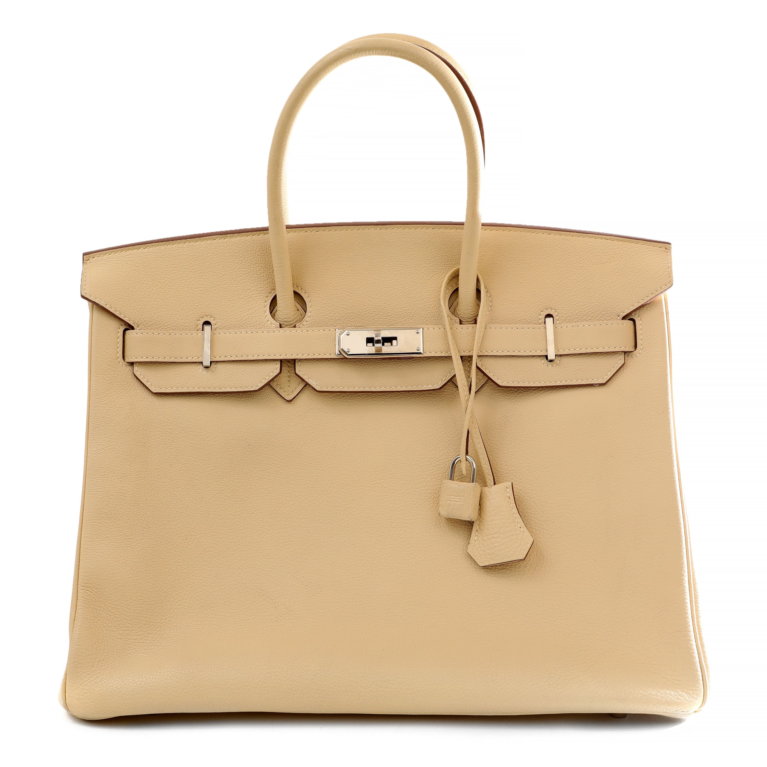 Elevate Your Wardrobe with an Authentic Hermès 35 cm Vanilla Togo ...