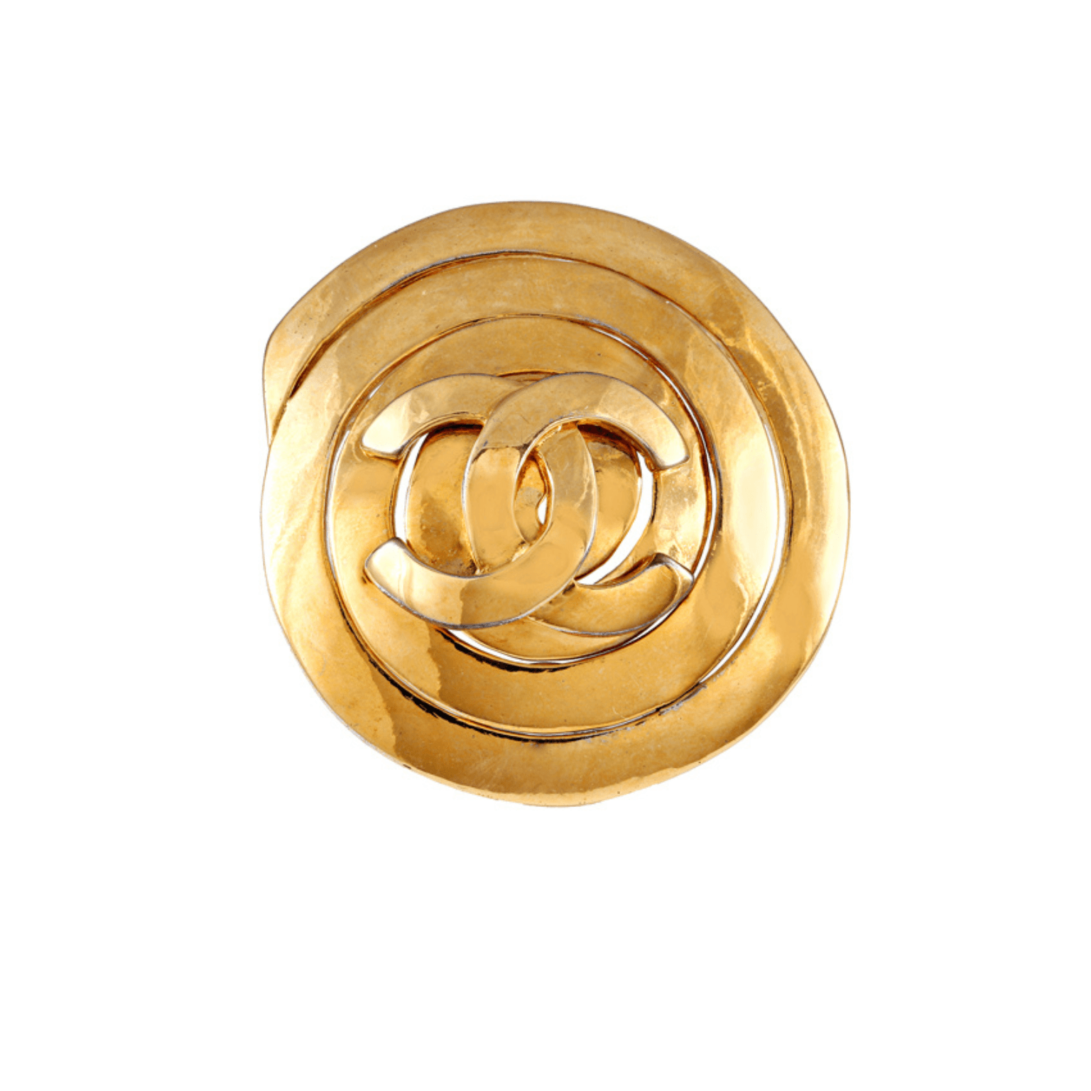 Chanel Gold CC Spiral Pin – Only Authentics